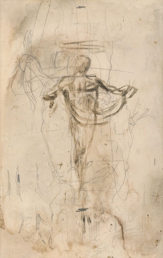 Study standing figure Ladislav Mednyánszky | Free Photo Illustration ...