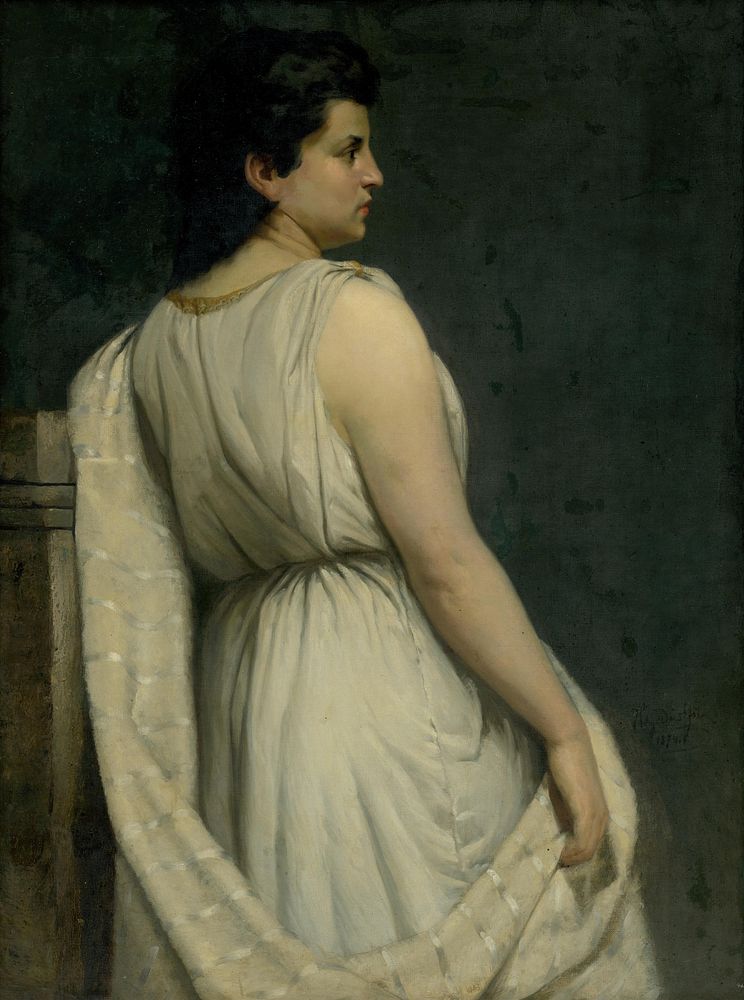 Study lady white | Free Photo Illustration - rawpixel