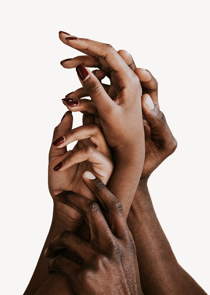 Diverse women's hands isolated image | Premium Photo - rawpixel