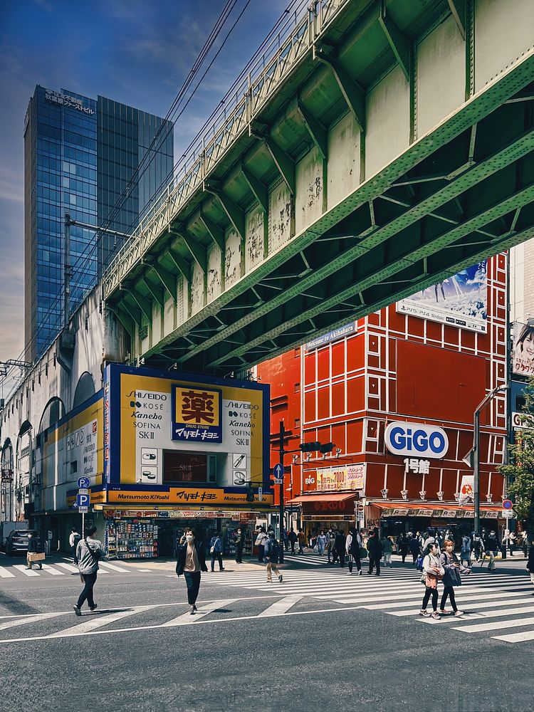 Crosswalk, Akihabara, Tokyo, JapanLooking crosswalk | Free Photo - rawpixel