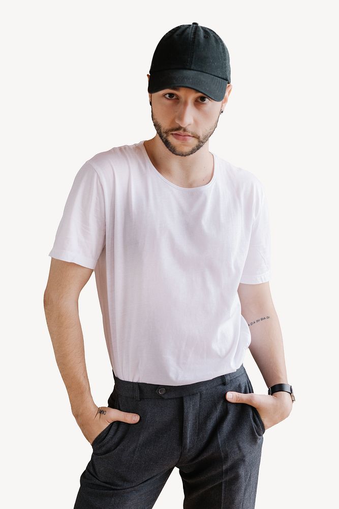 Cool man posing isolated image | Premium Photo - rawpixel