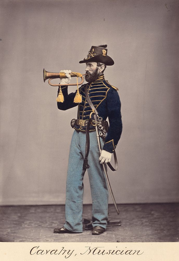 Cavalry, Musician (1866) Oliver H | Free Photo - rawpixel
