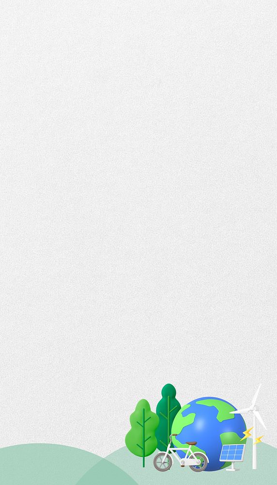 Sustainable environment border iPhone wallpaper | Free Photo - rawpixel