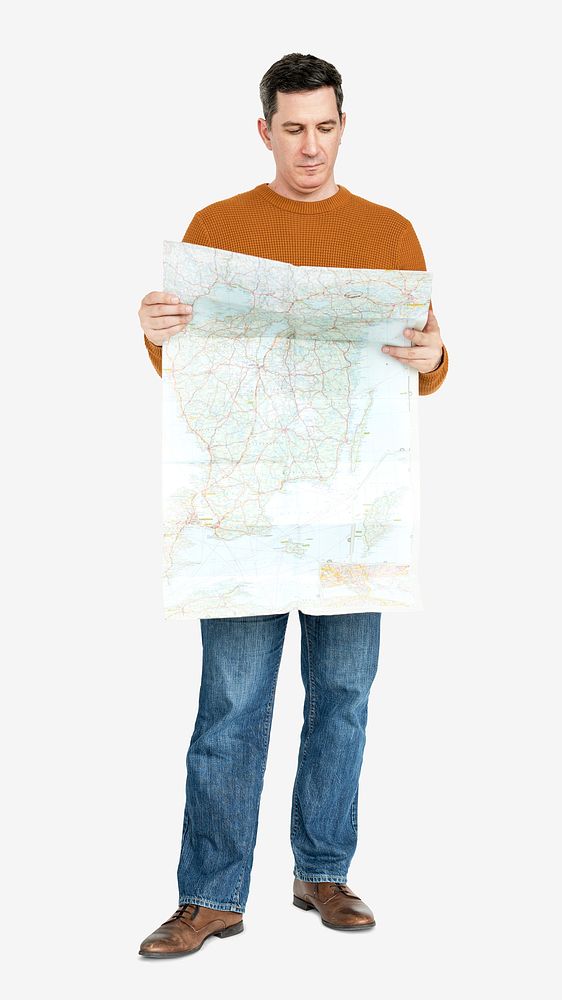 Man holding map | Free Photo - rawpixel