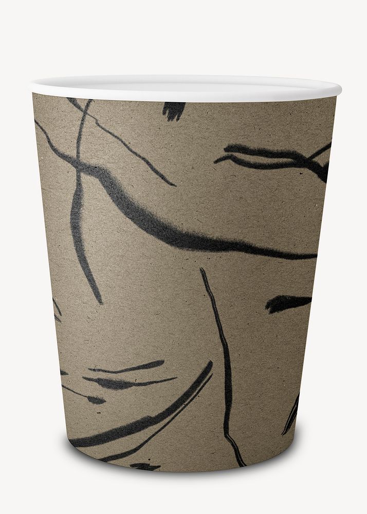 Abstract disposable brown paper cup | Free Photo - rawpixel