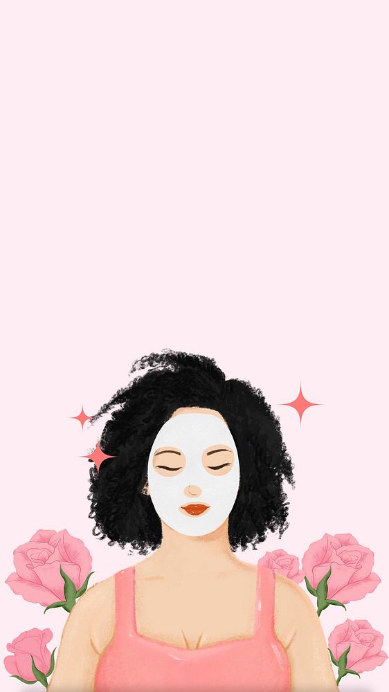 Woman masking face iPhone wallpaper | Premium Photo - rawpixel