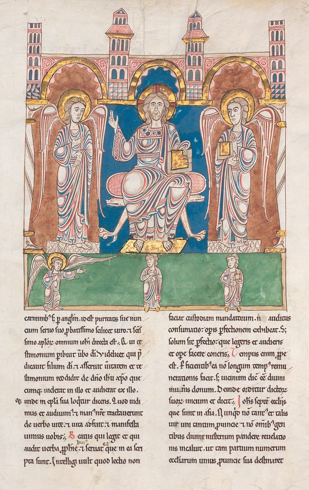 Leaf Beatus Manuscript: Christ Majesty | Free Photo Illustration - rawpixel