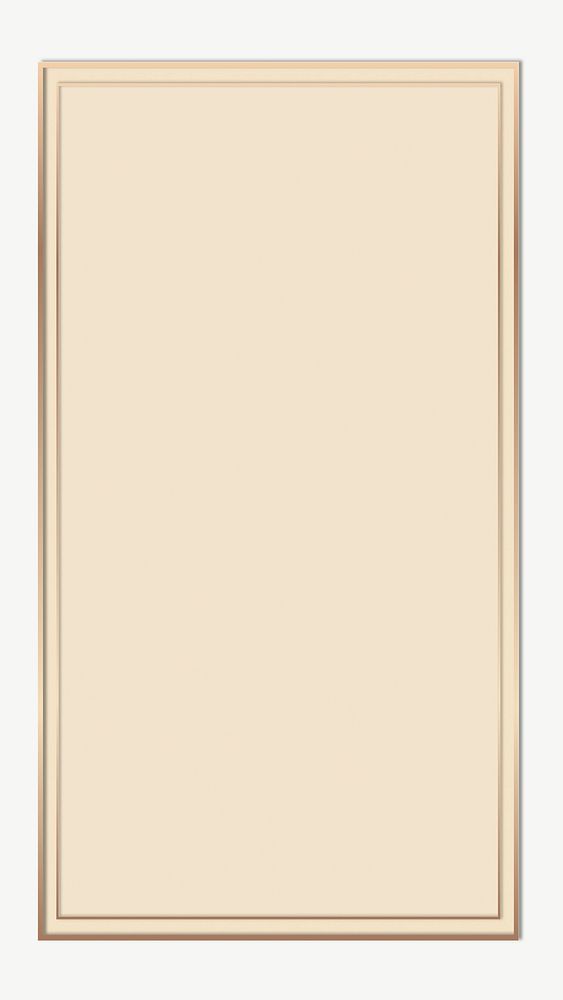 Beige frame iPhone wallpaper psd | Premium PSD - rawpixel