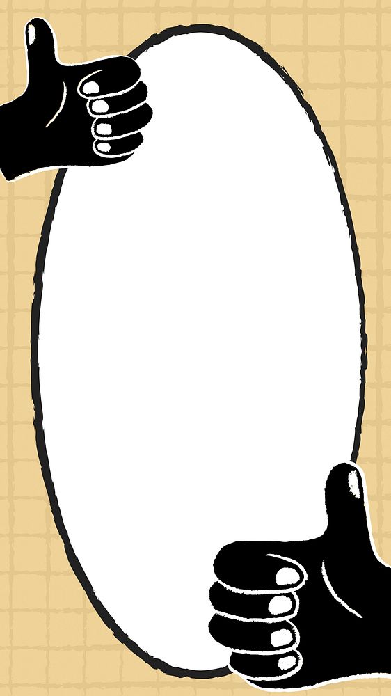 Thumbs up frame background, recommendation | Free Photo - rawpixel