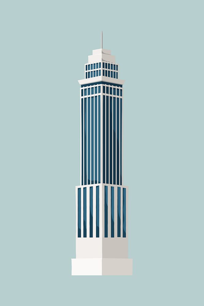 Office building, architecture illustration | Free Photo Illustration ...