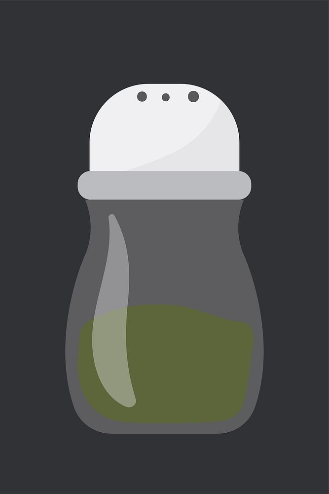 Green seasoning container & bottle, | Premium Vector - rawpixel