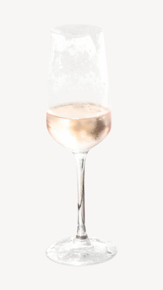 Pink prosecco design element psd | Premium PSD - rawpixel