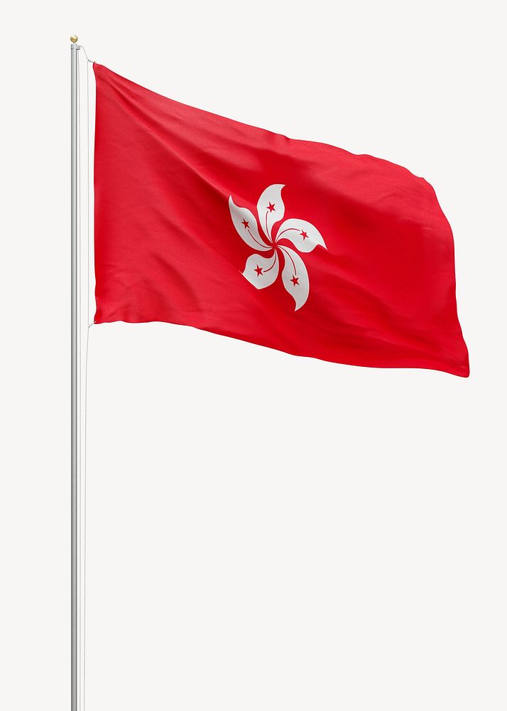 Flag Hong Kong pole | Free Photo - rawpixel