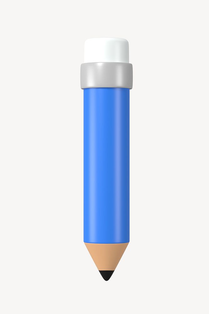 3D pencil, element illustration | Free Photo Illustration - rawpixel