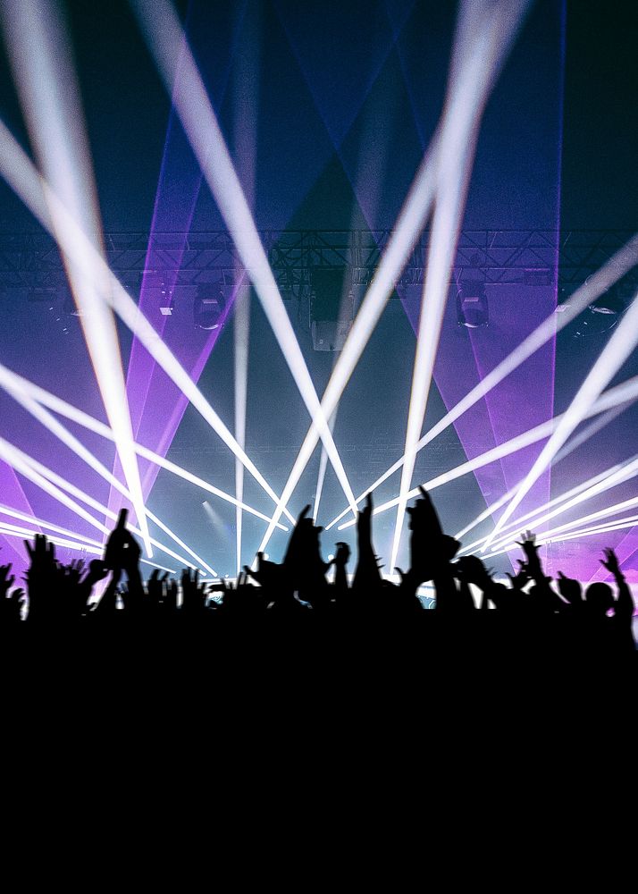 EDM concert crowd background | Premium Photo - rawpixel