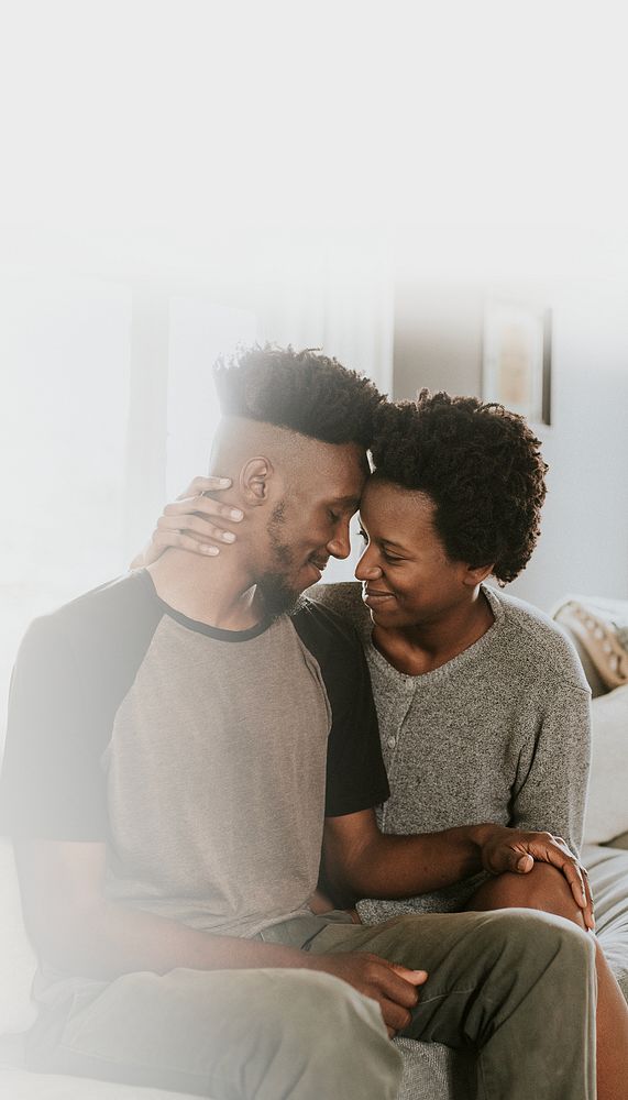 Loving black couple iPhone wallpaper, | Premium Photo - rawpixel