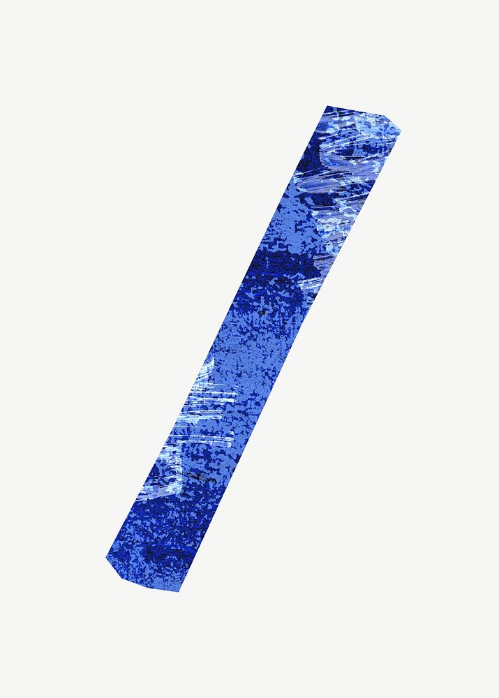 Slash symbol, paper craft element | Premium PSD - rawpixel