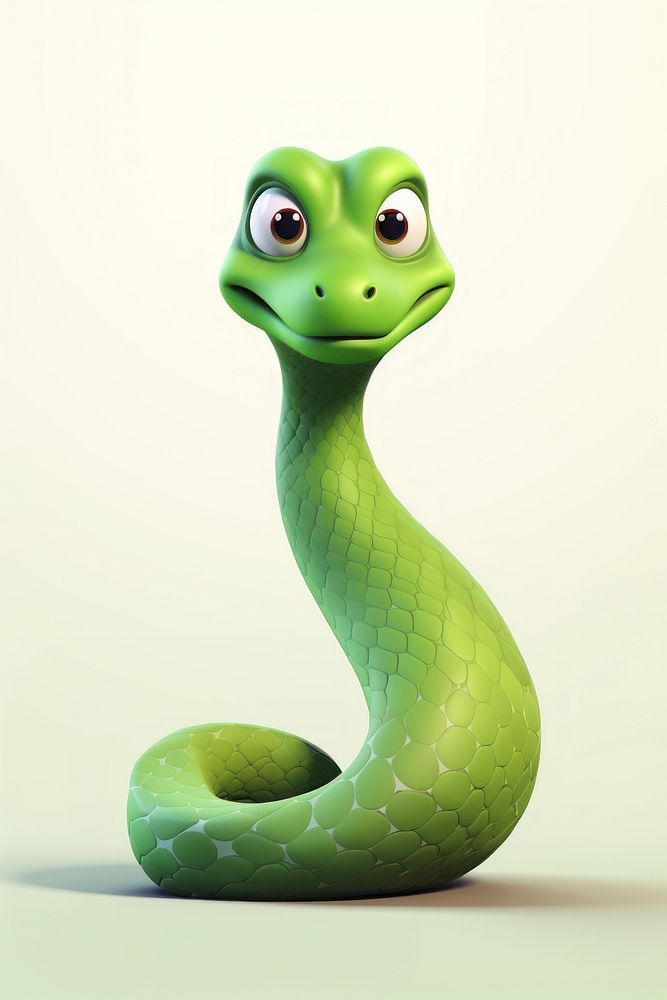 Snake reptile cartoon animal. | Free Photo Illustration - rawpixel