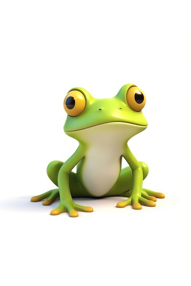 Frog amphibian wildlife cartoon. AI | Free Photo Illustration - rawpixel