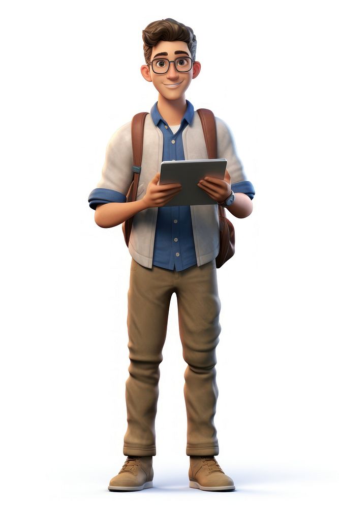 Standing adult white background publication. | Free Photo Illustration ...