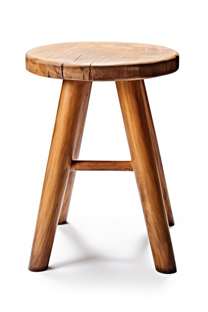 Wooden stool furniture table white | Premium Photo - rawpixel