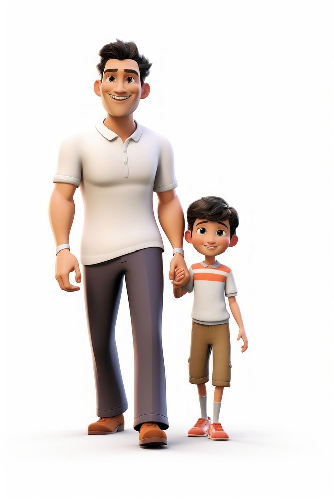 Smiling cartoon father adult. | Premium Photo Illustration - rawpixel