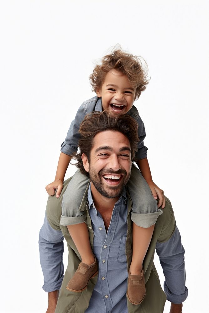 Cheerful laughing portrait father. | Premium Photo - rawpixel