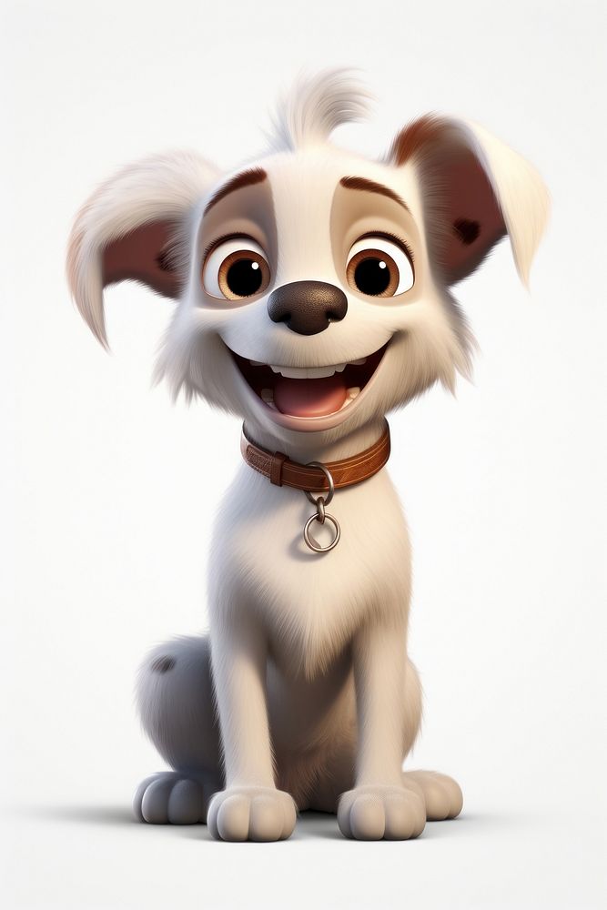 Dog figurine cartoon mammal. | Free Photo Illustration - rawpixel