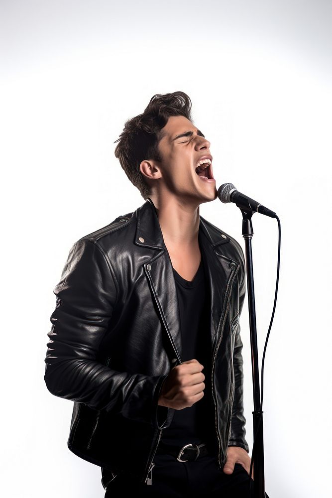 Microphone jacket singer adult. | Premium Photo - rawpixel