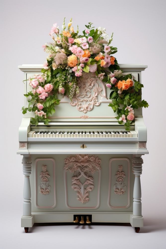 Flower piano keyboard plant. | Free Photo - rawpixel