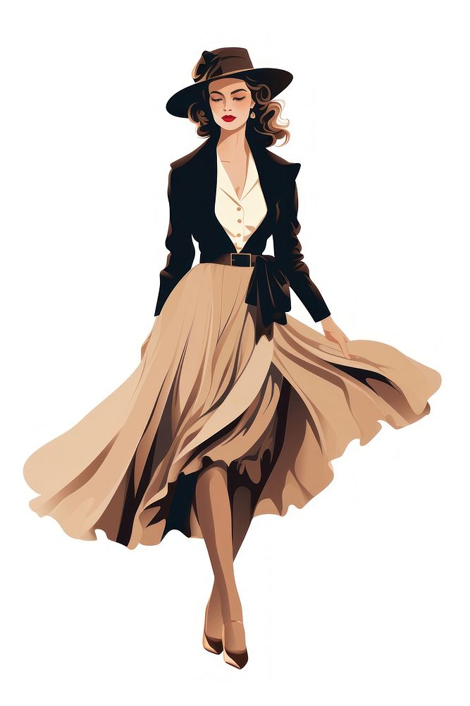 Fashion dress adult white background. | Free Photo Illustration - rawpixel