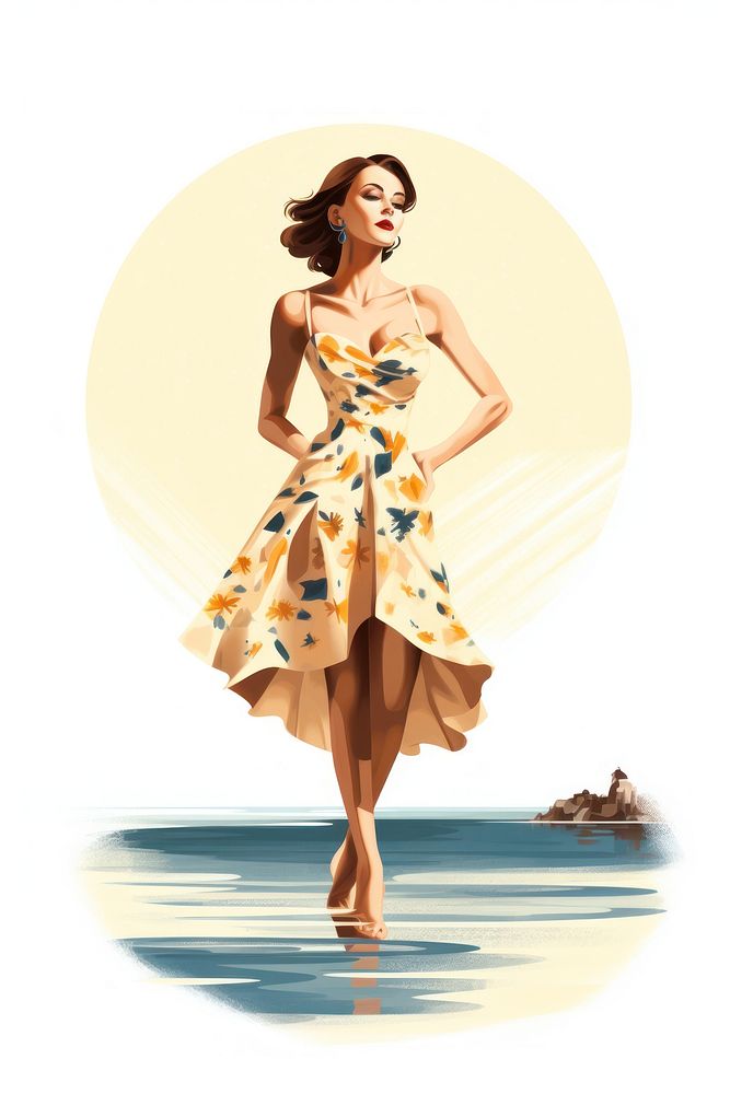 Fashion summer dress adult. | Premium Photo Illustration - rawpixel