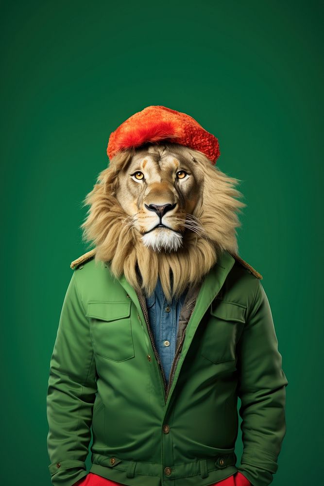 Portrait mammal animal jacket. | Premium Photo - rawpixel