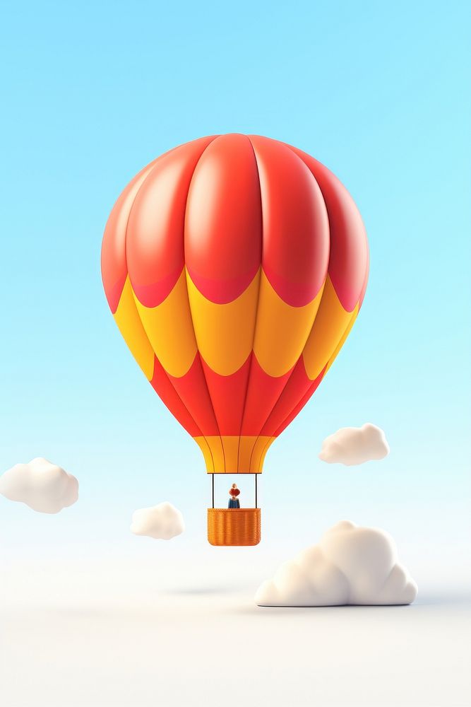 Balloon aircraft vehicle cartoon. | Free Photo Illustration - rawpixel