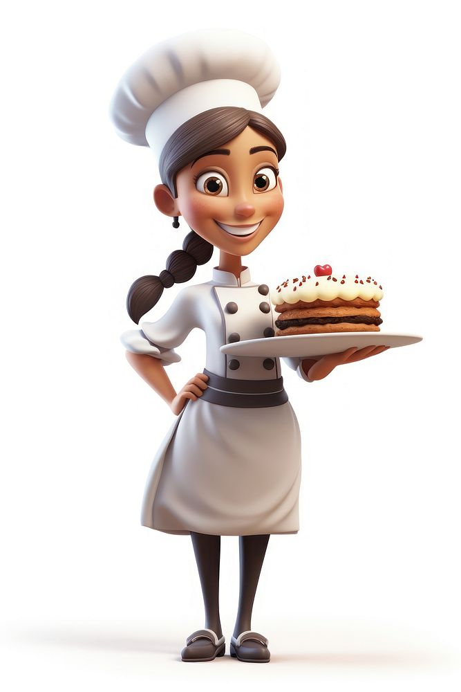 Cake smiling holding cartoon. | Free Photo Illustration - rawpixel