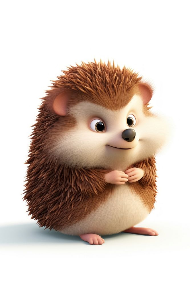 Cute Hedgehog hedgehog cartoon mammal. | Premium Photo Illustration ...