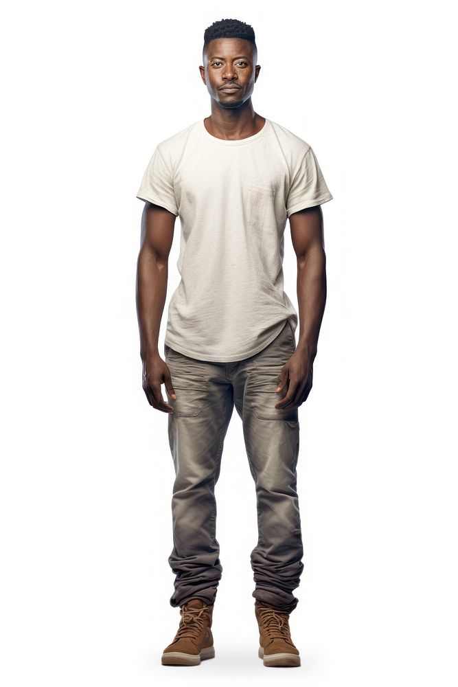 plain-looking african man portrait standing | Free Photo - rawpixel