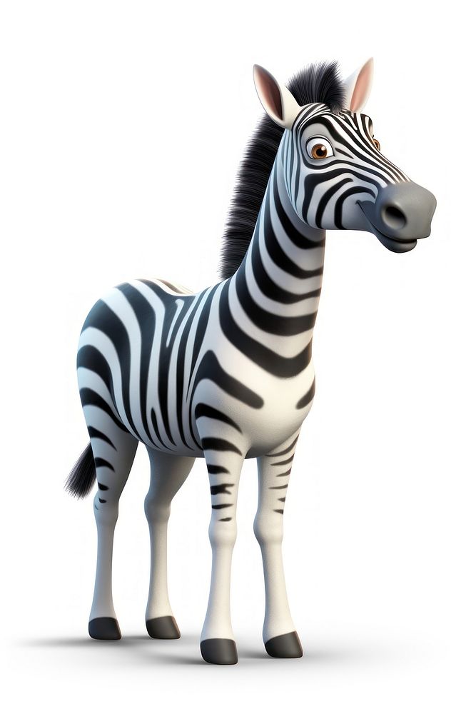 Zebra wildlife cartoon animal. AI | Premium Photo Illustration - rawpixel