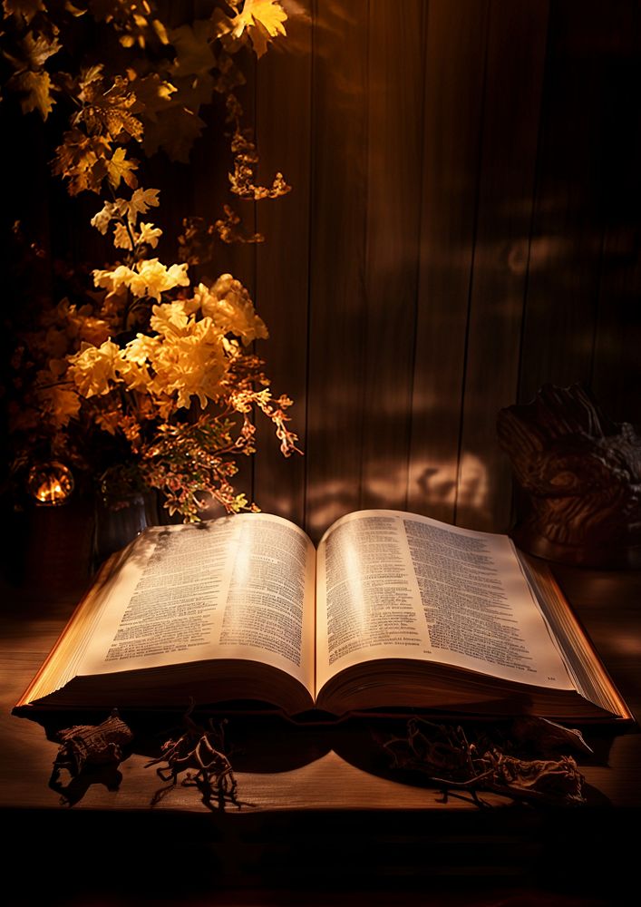 Open bible publication plant book. | Free Photo - rawpixel