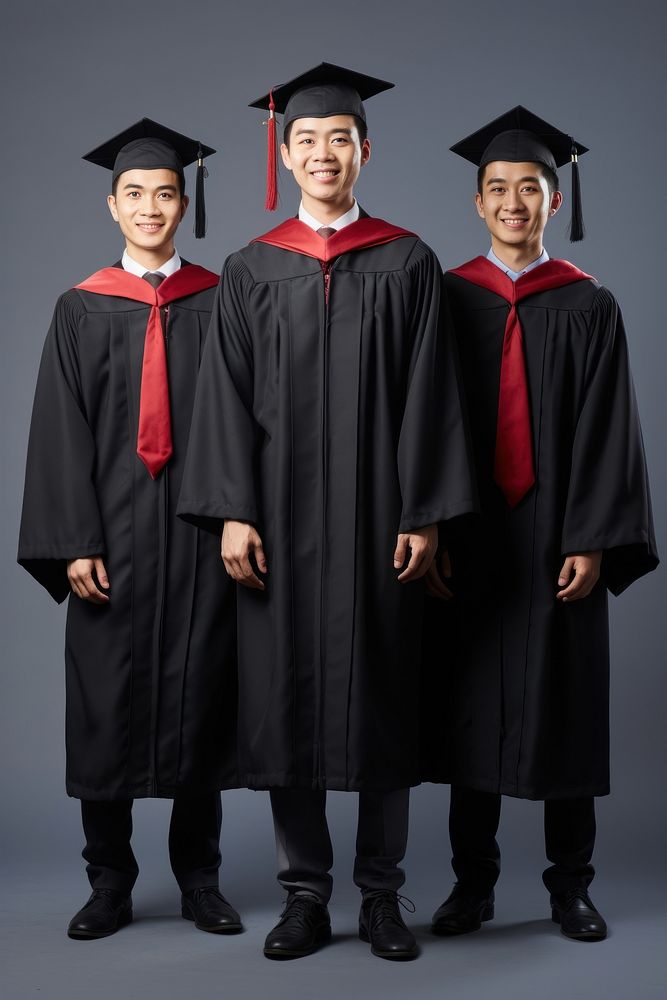 plain-looking group graduate graduation portrait | Free Photo - rawpixel