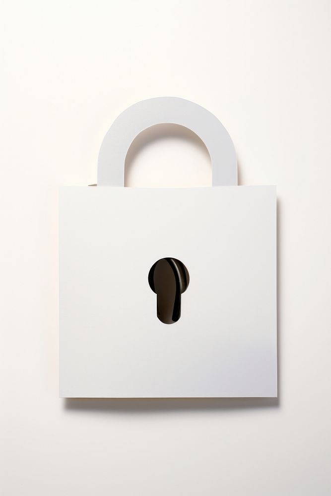 Flat paper padlock protection letterbox | Free Photo Illustration ...