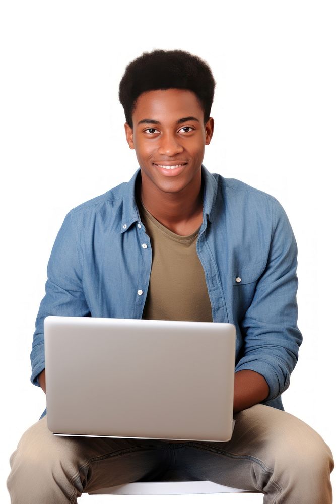 Student using laptop portrait computer | Free Photo - rawpixel