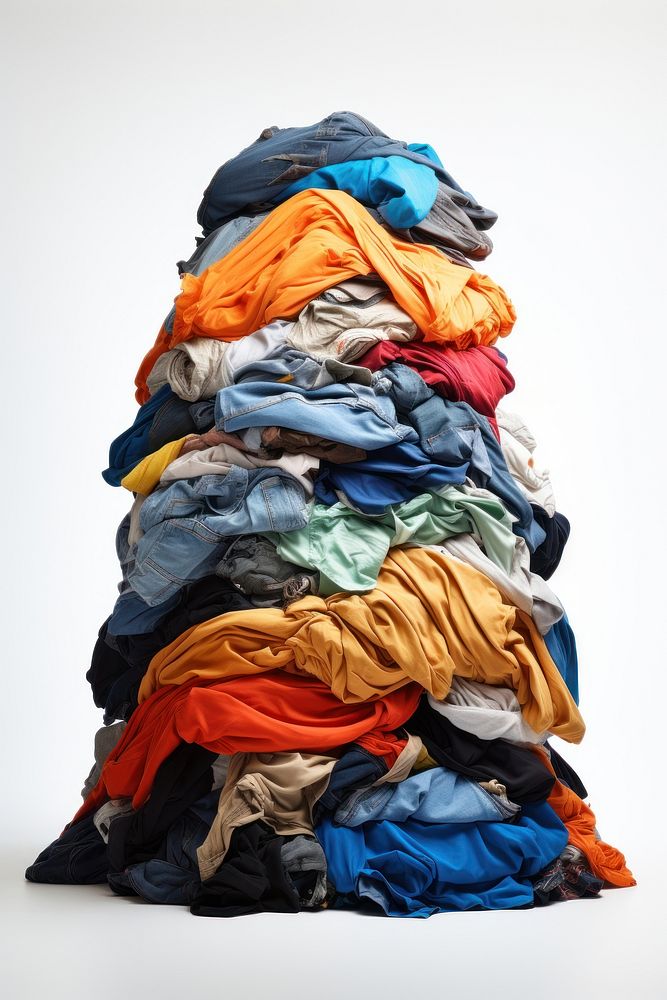 Discarded clothes laundry white background | Free Photo - rawpixel
