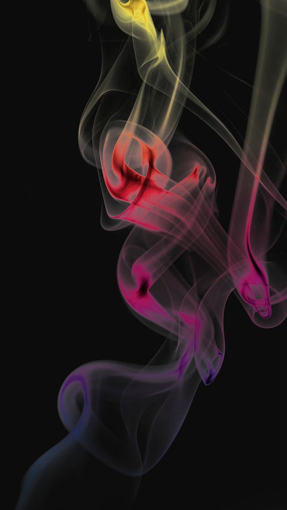 Colorful smoke collage element psd | Premium PSD - rawpixel