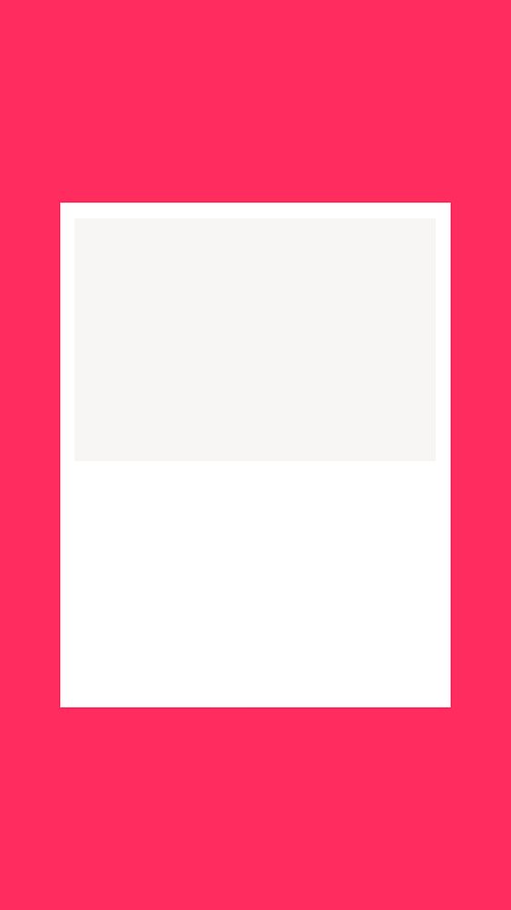 Hot pink frame phone wallpaper | Premium Vector - rawpixel