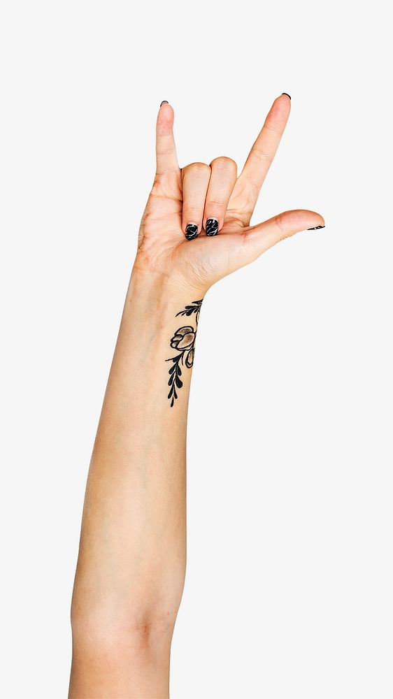 ILY hand sign, isolated image | Free Photo - rawpixel