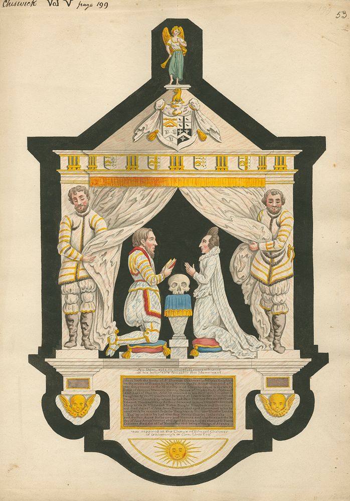 Memorial Sir Thomas Chaloner, attributed | Free Photo - rawpixel