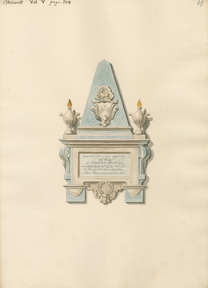 Memorial to Edward Crisp from Chiswick | Free Photo - rawpixel