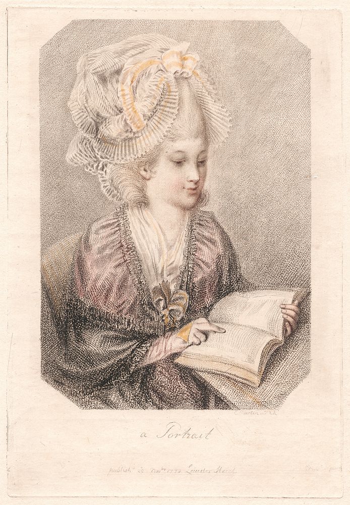 Portrait (Young Woman Reading Book) | Free Photo Illustration - rawpixel