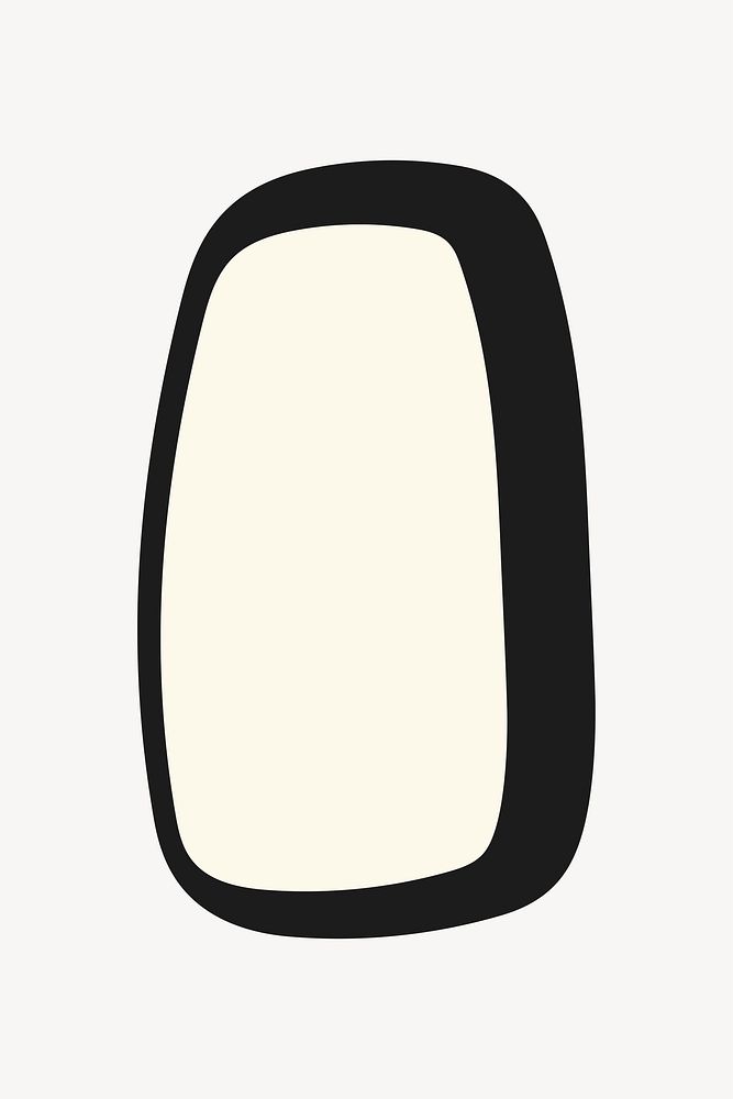 Beige rectangle shape vector | Premium Vector - rawpixel